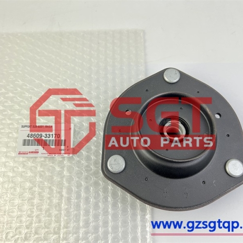 48609-33170/TOYOTA/前机顶胶/SUPPORT SUB-ASSY, FRONT SUSPENSION, RH/LH ...