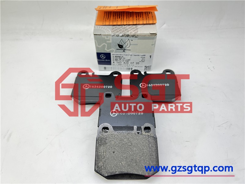 A1634200720/BENZ/刹车片/1634200720/A1634200720 New 2-Wheel Set Rear for ...