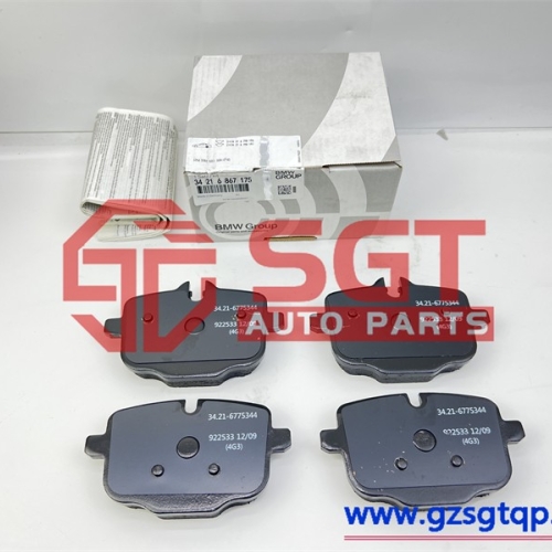 34216867175/BMW/后刹车片/BRAKE PAD SET/DISC-5F10/Ceramic rear brake pad ...
